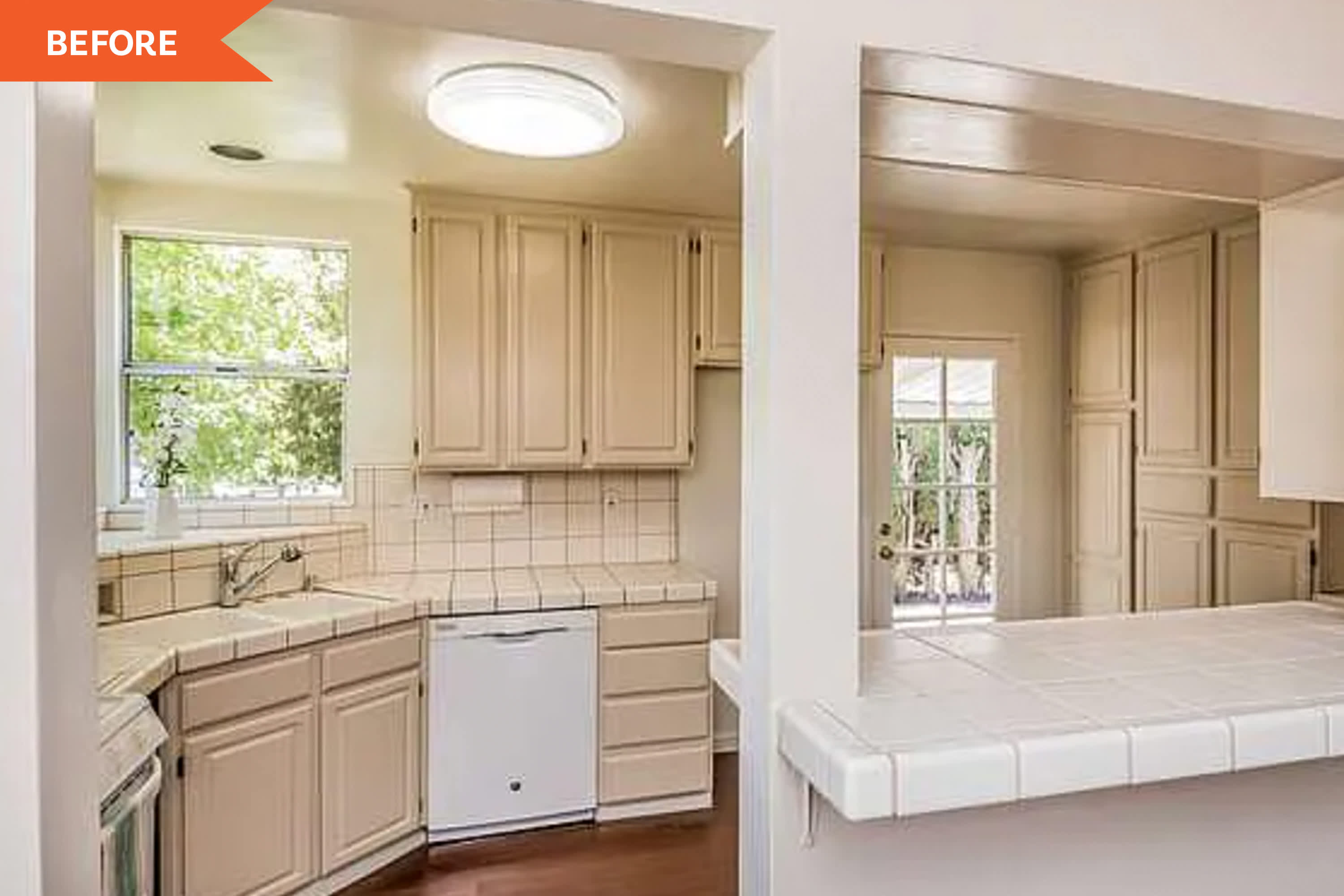 Before & After: An Dated Kitchen Learns New Tricks With a Window-Filled Addition | Apartment Therapy